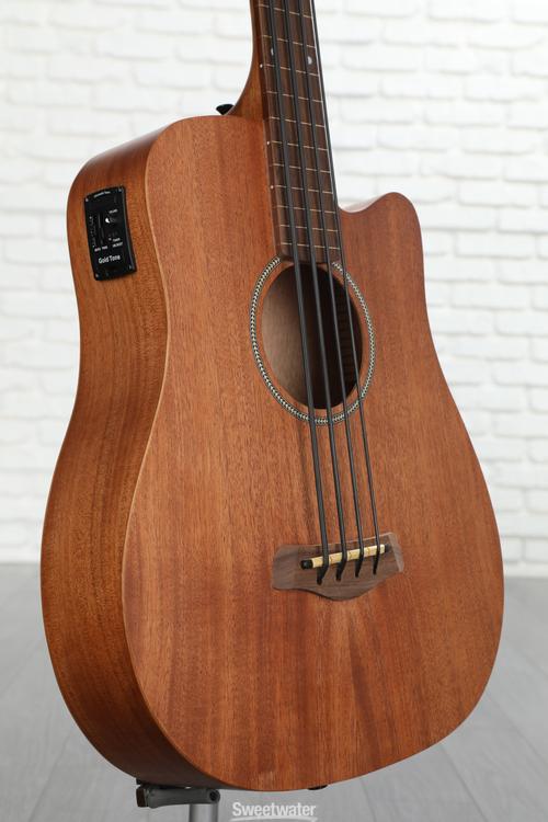 Gold Tone M-Bass25FL 25-inch Scale Fretless Acoustic-electric MicroBass ...