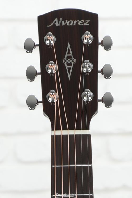 Alvarez MD60 Herringbone Acoustic Guitar - Natural | Sweetwater