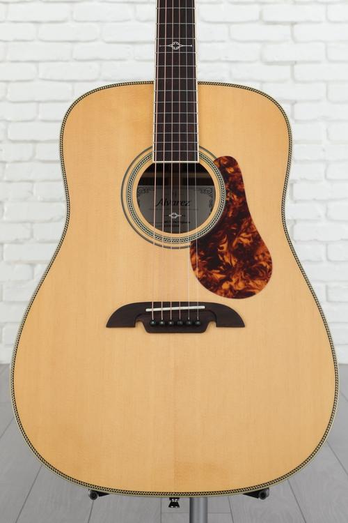 Alvarez MD70 Herringbone Acoustic Guitar - Natural | Sweetwater