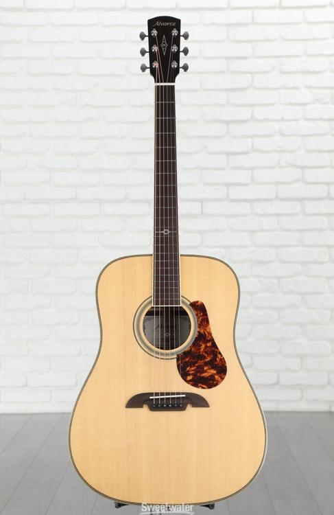 Alvarez MD70 Herringbone Acoustic Guitar - Natural | Sweetwater