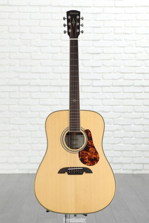 Alvarez MD70 Herringbone Acoustic Guitar - Natural | Sweetwater