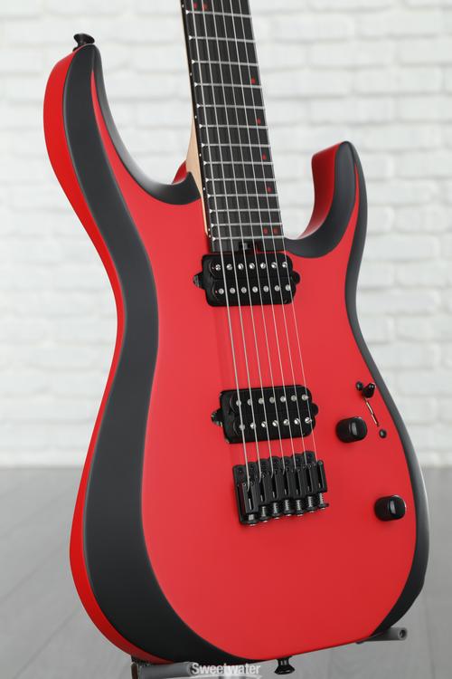 Jackson Pro Plus Series DK Modern MDK7 HT - Red with Black Bevels ...
