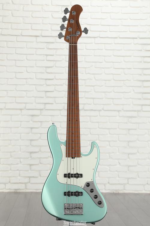Sadowsky MetroExpress 21-fret Vintage JJ Bass, 5-string - Sage Green ...