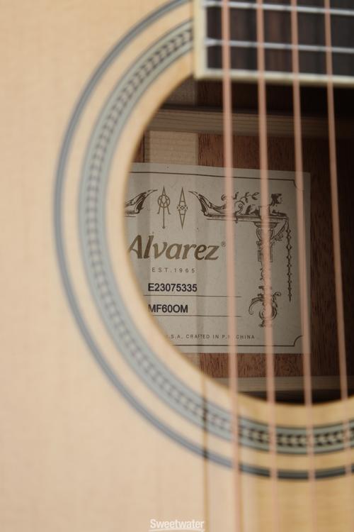 Alvarez MF60OM Masterworks 60 Folk Acoustic Guitar - Natural | Sweetwater