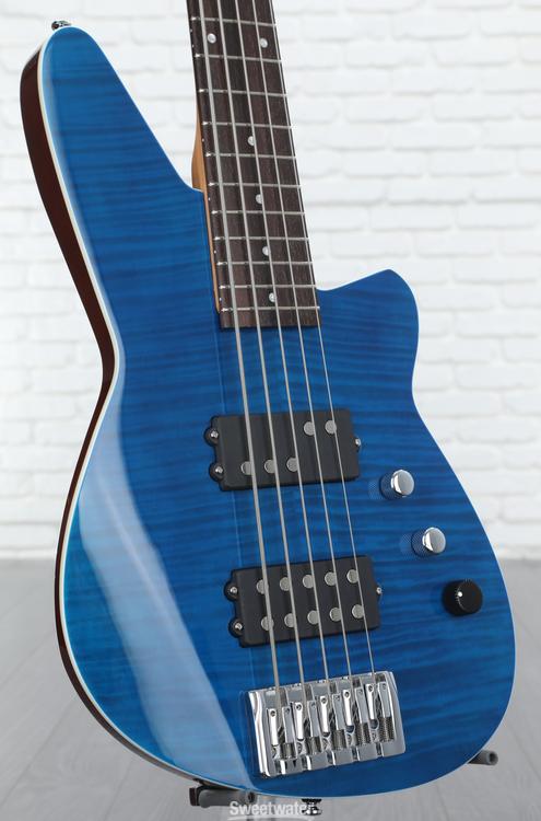 Reverend Mercalli 5 FM 5-string Bass Guitar - Transparent Blue | Sweetwater