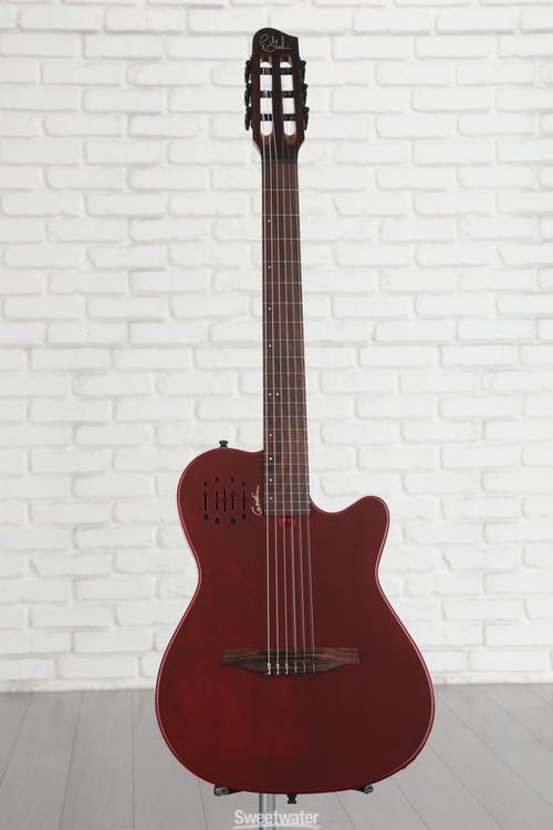 Godin Multiac Mundial Nylon Acoustic-electric Guitar - Aztek Red ...