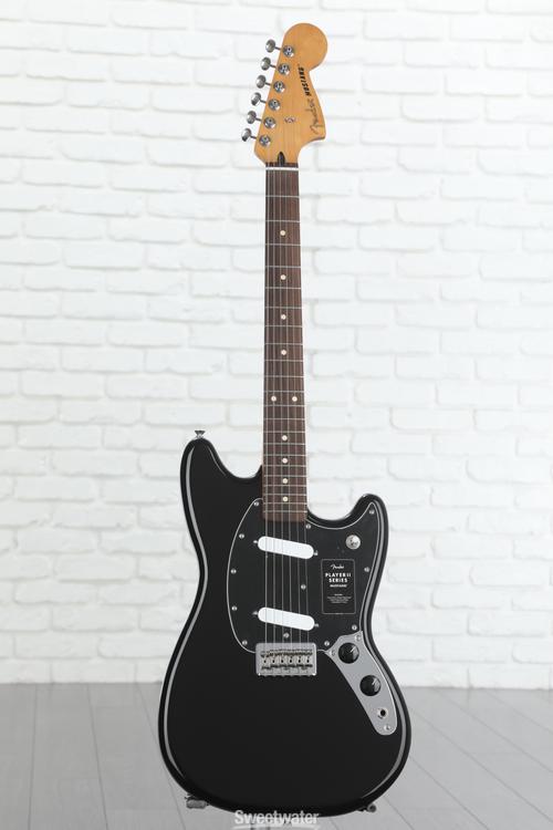 Fender Player II Mustang - Black with Rosewood Fingerboard | Sweetwater