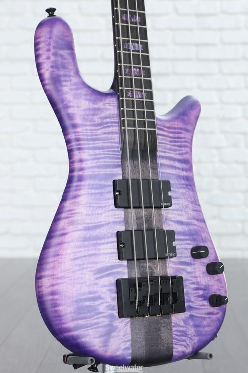 Spector USA NS-2 Bass Guitar - Hyper Violet Matte, Sweetwater Exclusive