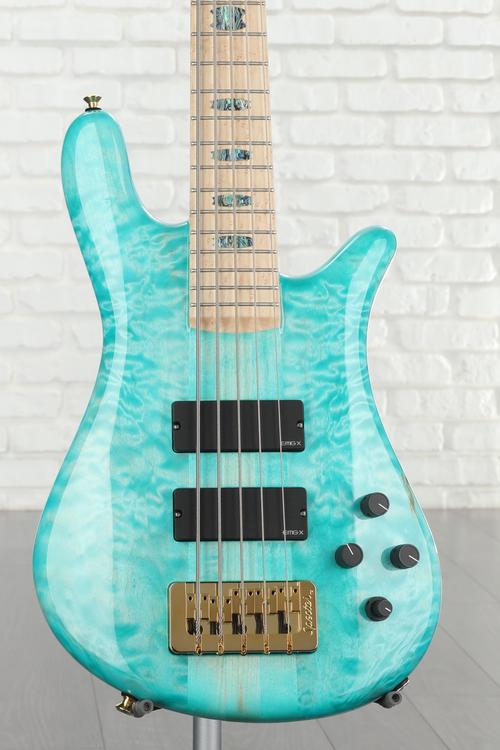Spector USA NS-5 5-string Bass Guitar - Aquatic, Sweetwater Exclusive