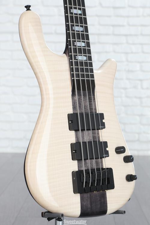 Spector USA NS-5XL Bass Guitar - Black & White | Sweetwater