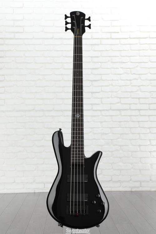 Spector NS Ethos High Performance 5 Bass Guitar - Solid Black Gloss ...