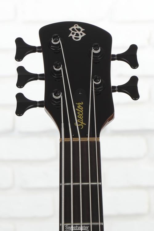 Spector NS Ethos 5 Bass Guitar - Super Faded Black Gloss | Sweetwater