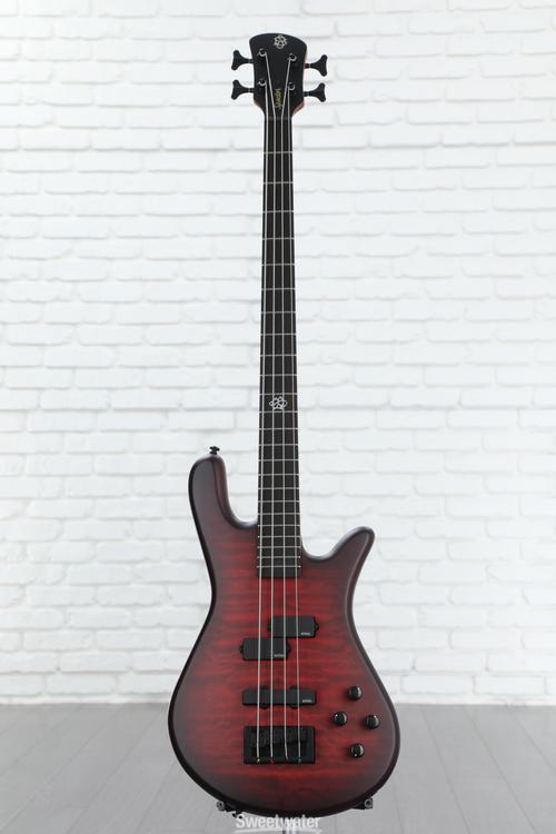 Spector NS Pulse 4 Bass Guitar - Black Cherry | Sweetwater