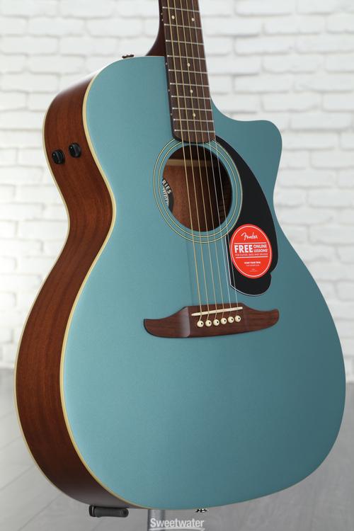 Fender Newporter Player Acoustic-electric Guitar - Tidepool | Sweetwater