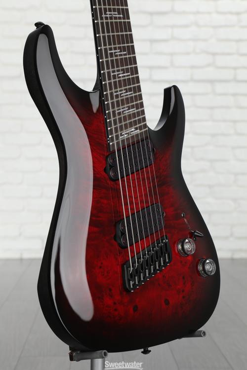 Schecter Omen Elite-8 Multiscale 8-string Electric Guitar - Black ...