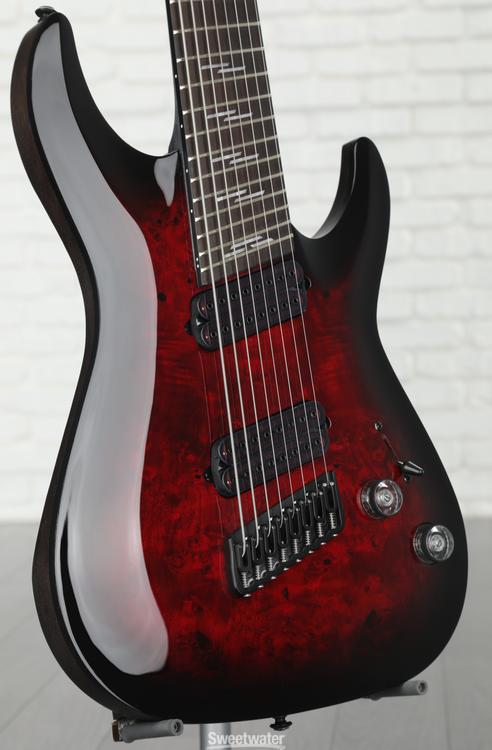 Schecter Omen Elite-8 Multiscale 8-string Electric Guitar - Black ...