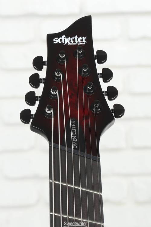 Schecter Omen Elite-8 Multiscale 8-string Electric Guitar - Black ...