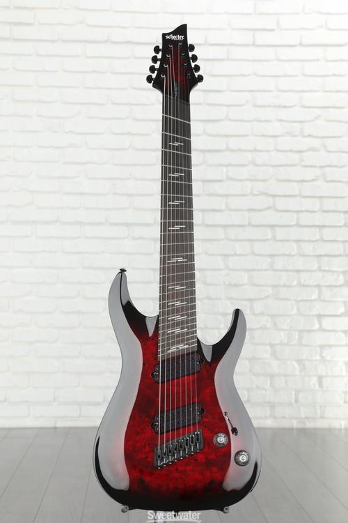 Schecter Omen Elite-8 Multiscale 8-string Electric Guitar - Black ...