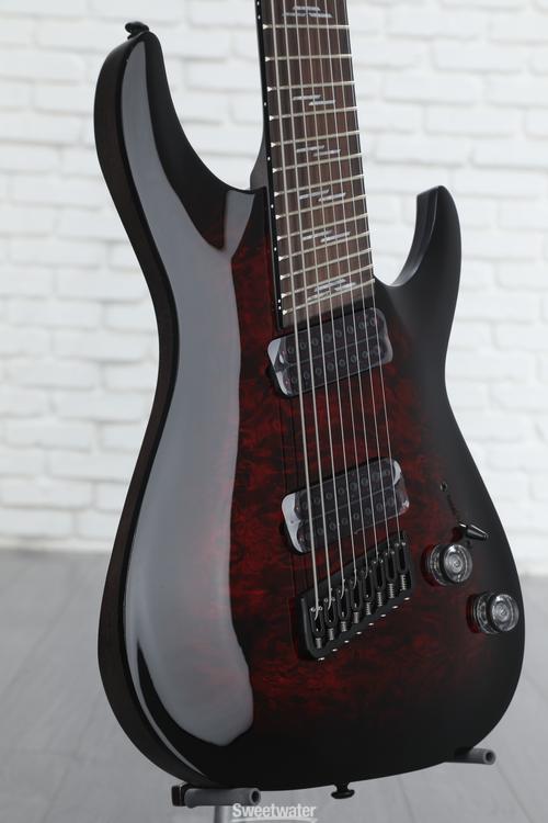 Schecter Omen Elite-8 Multiscale 8-string Electric Guitar - Black ...