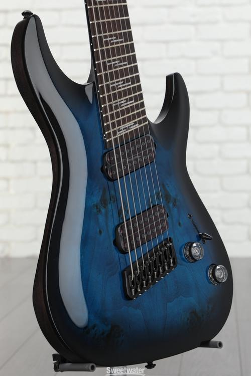 Schecter Omen Elite-8 Multiscale 8-string Electric Guitar - See Through ...