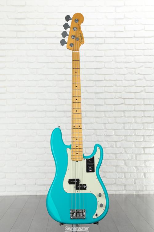 Fender American Professional II Precision Bass - Miami Blue with Maple ...
