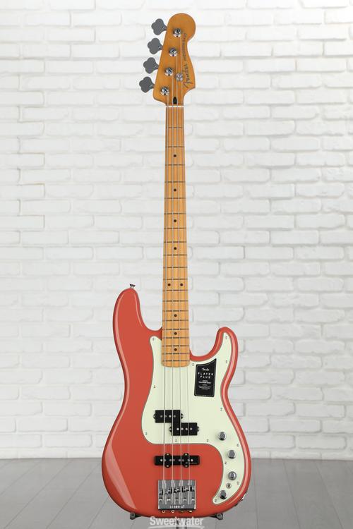 Fender Player Plus Active Precision Bass Fiesta Red With Maple