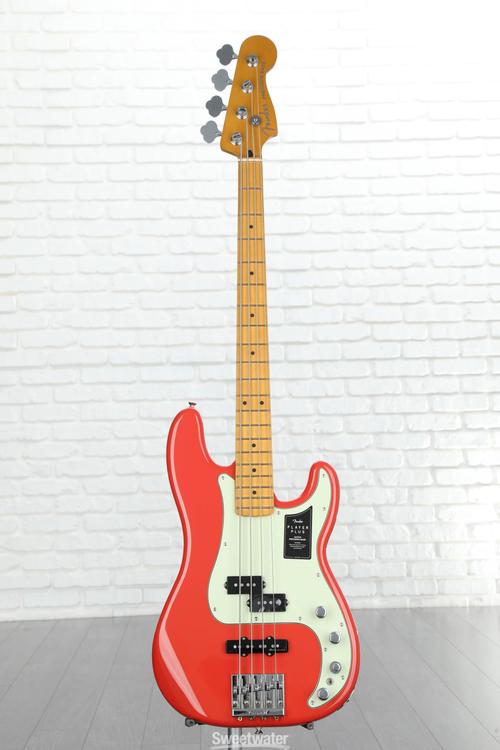 Fender Player Plus Active Precision Bass Fiesta Red With Maple