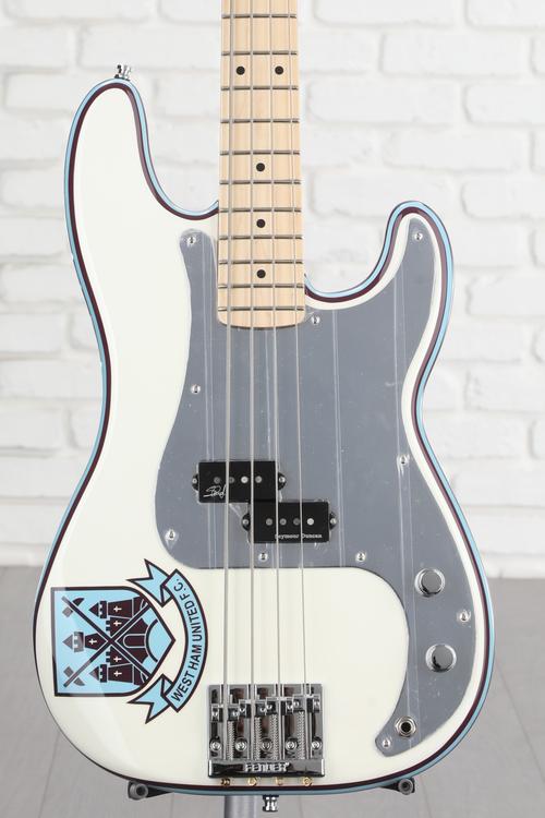 Fender Steve Harris Precision Bass - Olympic White | Sweetwater