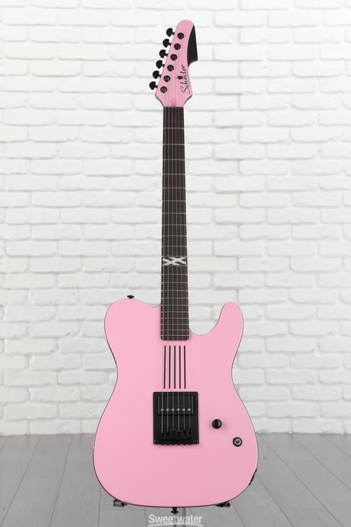 Schecter Machine Gun Kelly Signature PT Electric Guitar - Pink | Sweetwater
