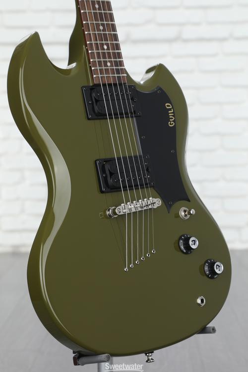 Guild Polara Electric Guitar - Phantom Green | Sweetwater