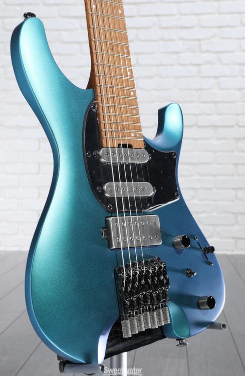 Ibanez Q547 7-string Electric Guitar - Blue Chameleon Metallic Matte ...