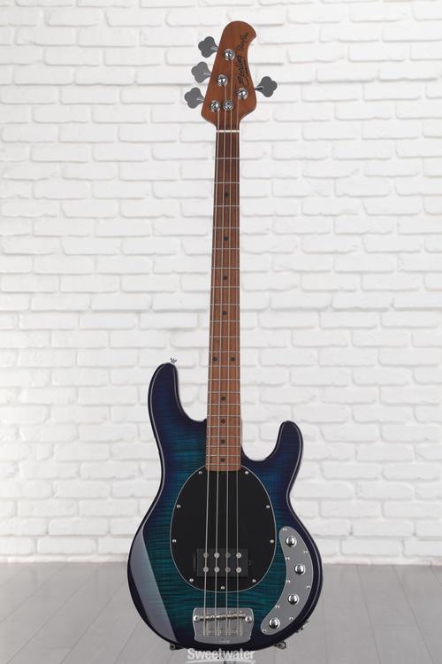 Sterling By Music Man StingRay RAY34FM Bass Guitar - Neptune Blue ...