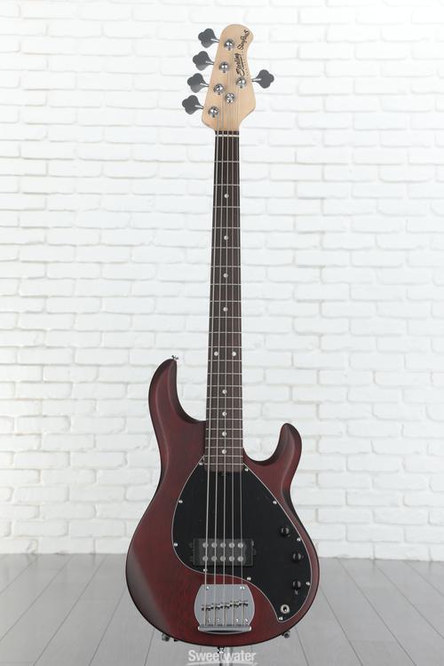 Sterling By Music Man StingRay RAY5 Bass Guitar - Walnut Satin | Sweetwater