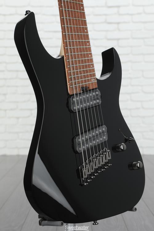 Ibanez RGMS8 Multi-scale 8-String - Black | Sweetwater