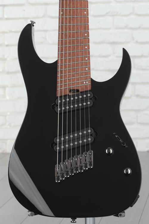 Ibanez RGMS8 Multi-scale 8-String - Black | Sweetwater