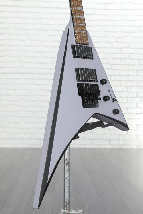 Jackson X Series Rhoads RRX24 - Battle Ship Gray with Black Bevels ...