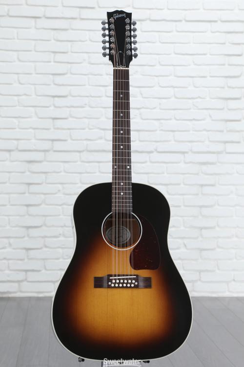 Gibson Acoustic J-45 12-string Acoustic-electric Guitar - Vintage ...
