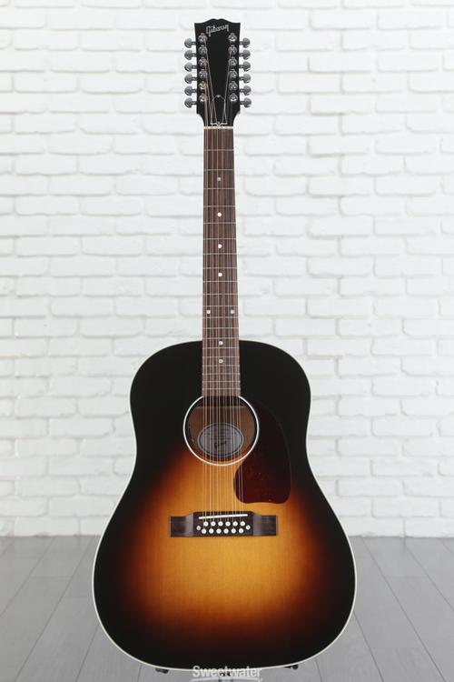 Gibson Acoustic J-45 12-string Acoustic-electric Guitar - Vintage ...