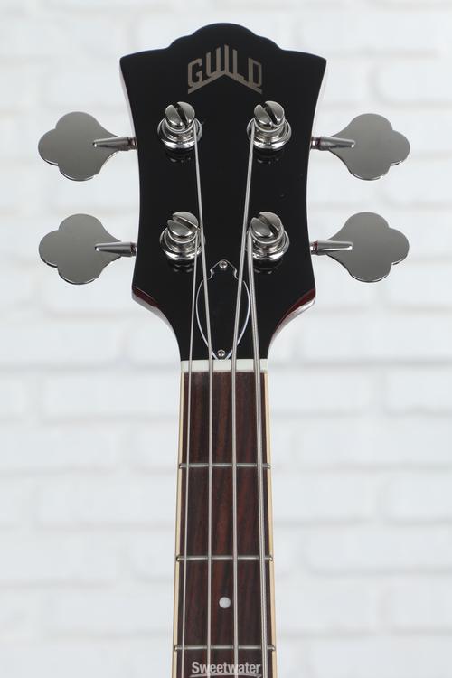 Guild Starfire I Left-handed Bass Guitar - Cherry | Sweetwater