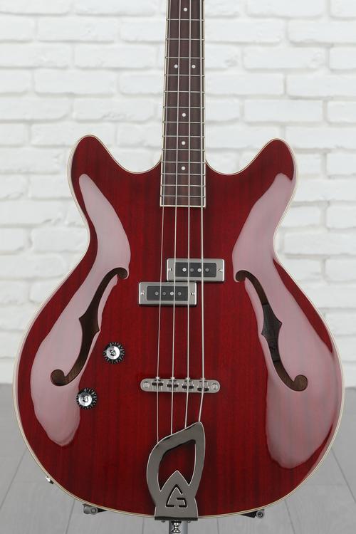 Guild Starfire I Left-handed Bass Guitar - Cherry | Sweetwater