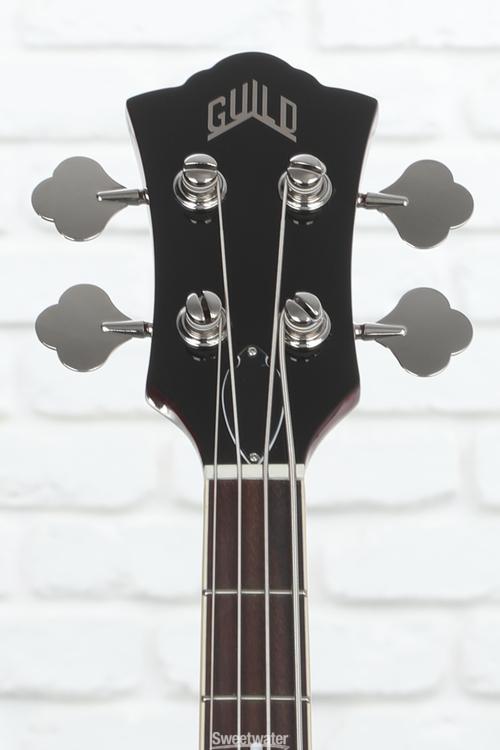 Guild Starfire I Left-handed Bass Guitar - Cherry | Sweetwater