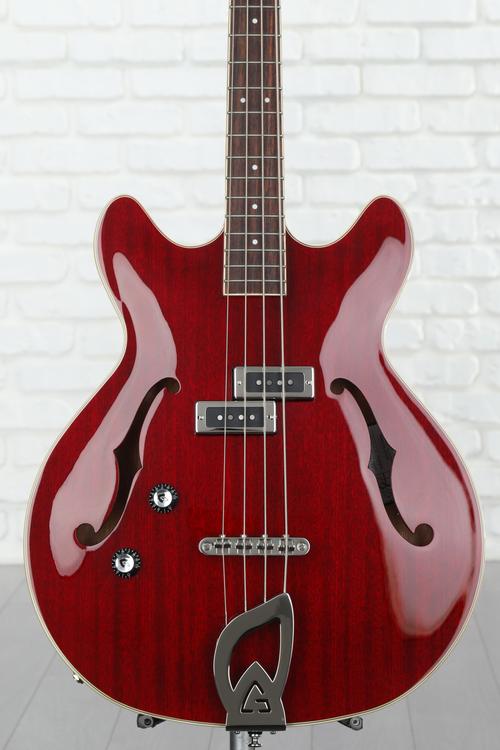 Guild Starfire I Left-handed Bass Guitar - Cherry | Sweetwater