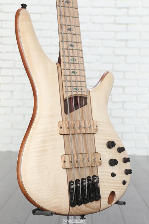 Ibanez Premium SR5FMDX2 5-string Bass Guitar - Natural Low Gloss ...