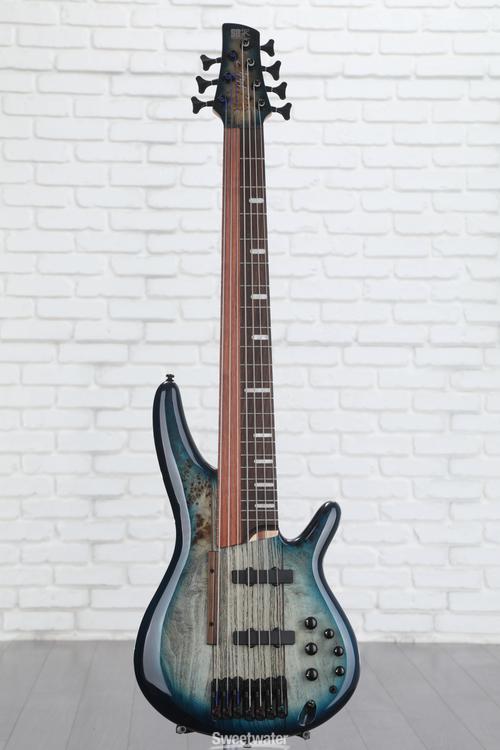 Ibanez Bass Workshop SRAS7 Ashula 7-string Bass Guitar - Cosmic Blue ...