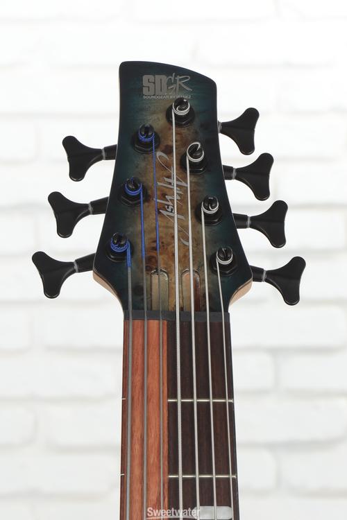 Ibanez Bass Workshop SRAS7 Ashula 7-string Bass Guitar - Cosmic Blue ...
