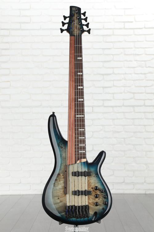 Ibanez Bass Workshop SRAS7 Ashula 7-string Bass Guitar - Cosmic Blue ...