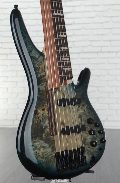 Ibanez Bass Workshop SRAS7 Ashula 7-string Bass Guitar - Cosmic Blue ...