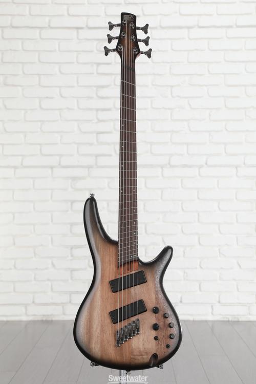 Ibanez Bass Workshop SRC6MS 6-string Multi-Scale Bass Guitar - Black ...