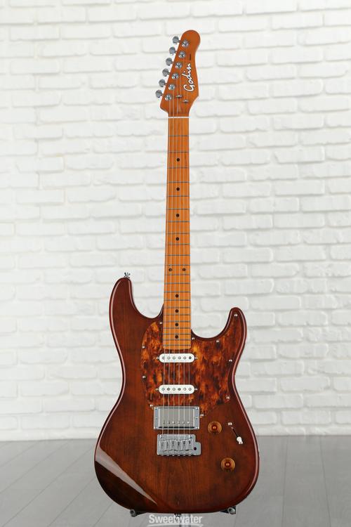 Godin Session T-Pro Electric Guitar - Kanyon Burst with Maple ...