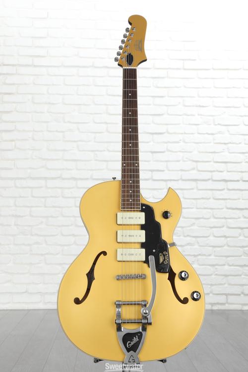 Guild Starfire I Jet 90 Electric Guitar - Satin Gold | Sweetwater
